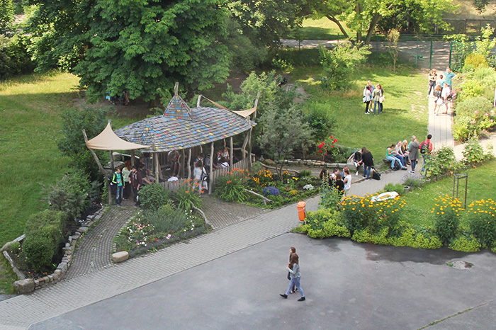 Schulhof - Gutenberg-Schule